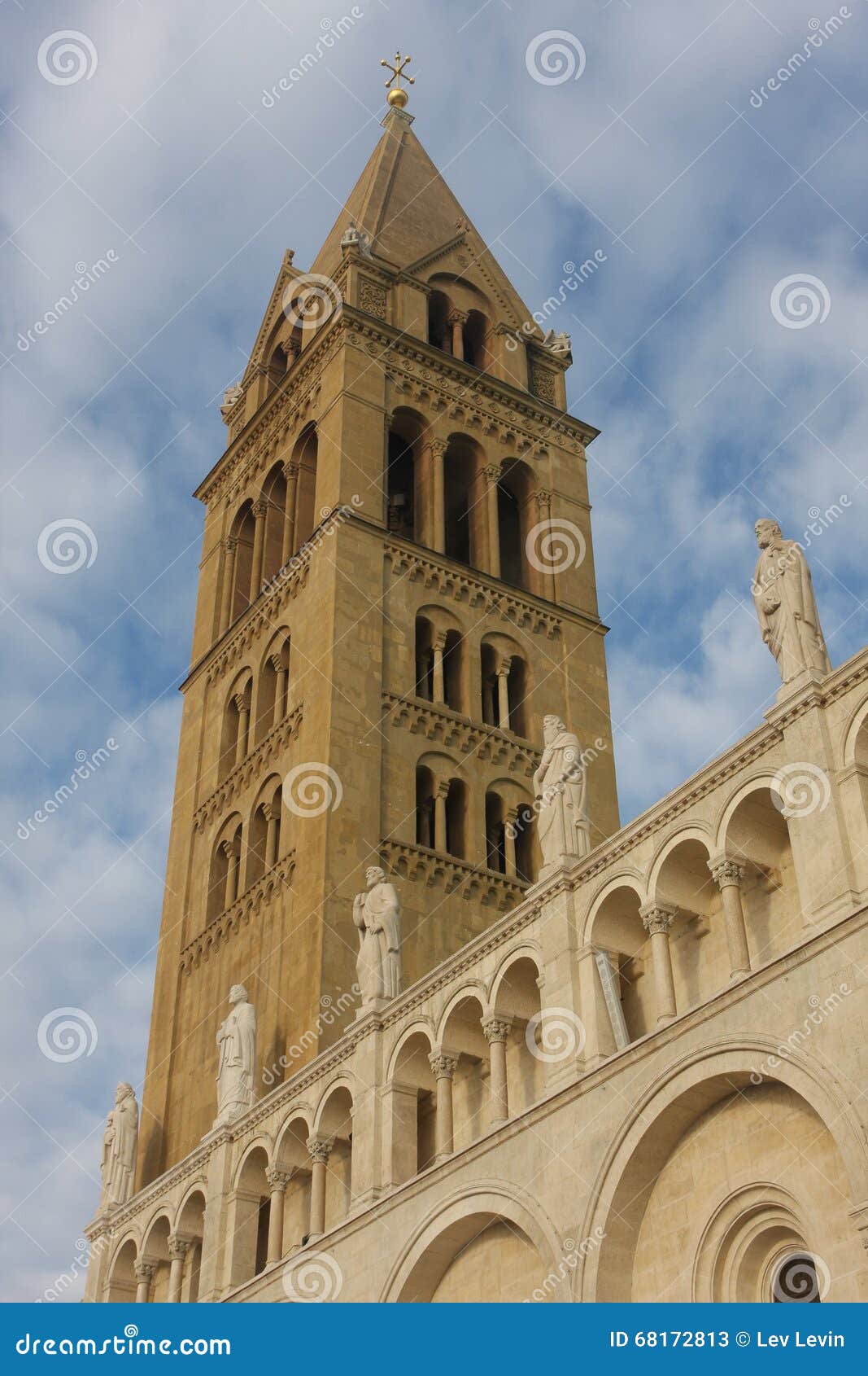 Romanesque Cathedral of Pecs Stock Image - Image of antique, culture ...