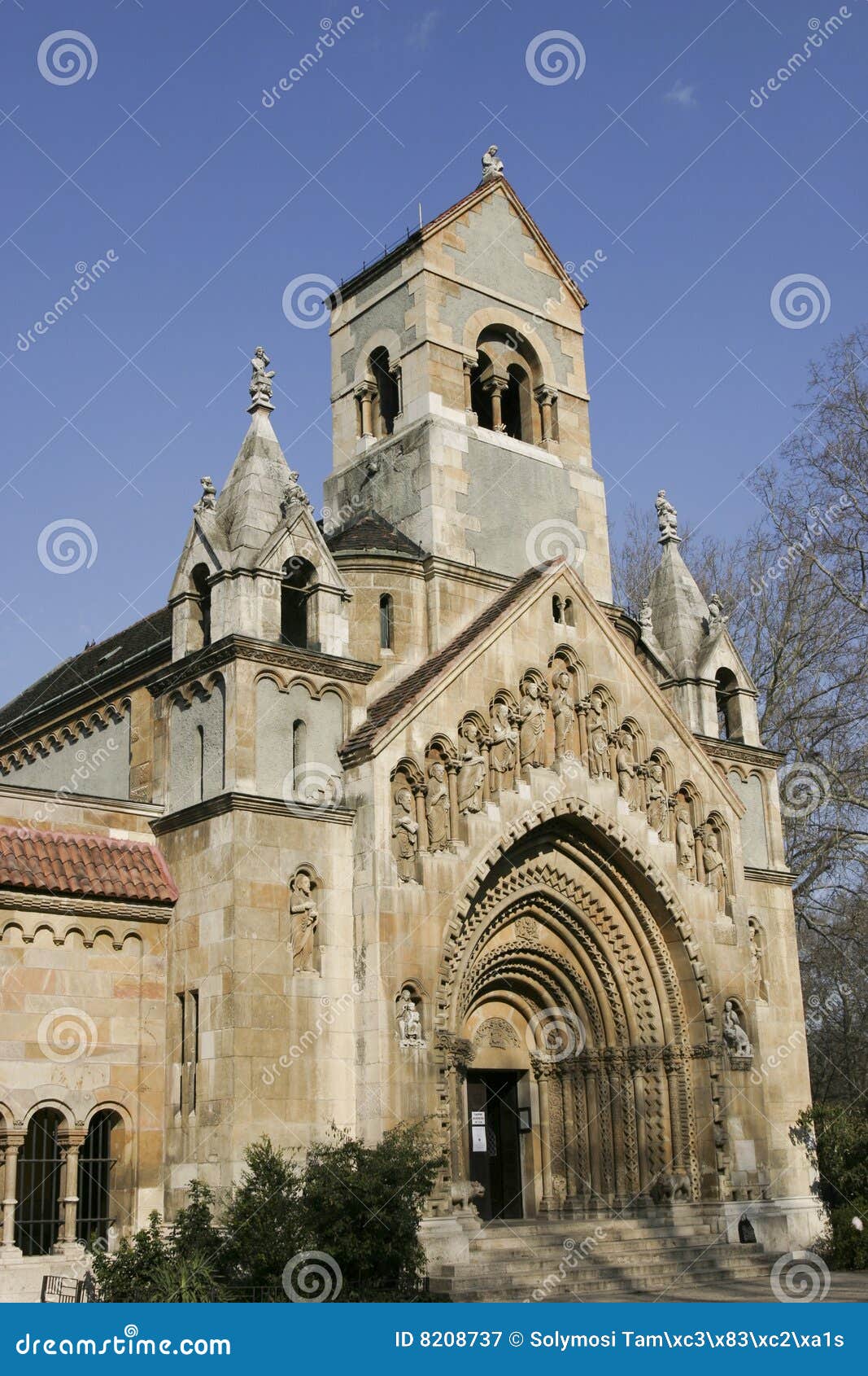 Romanesque chapel stock image. Image of central, budapest - 8208737