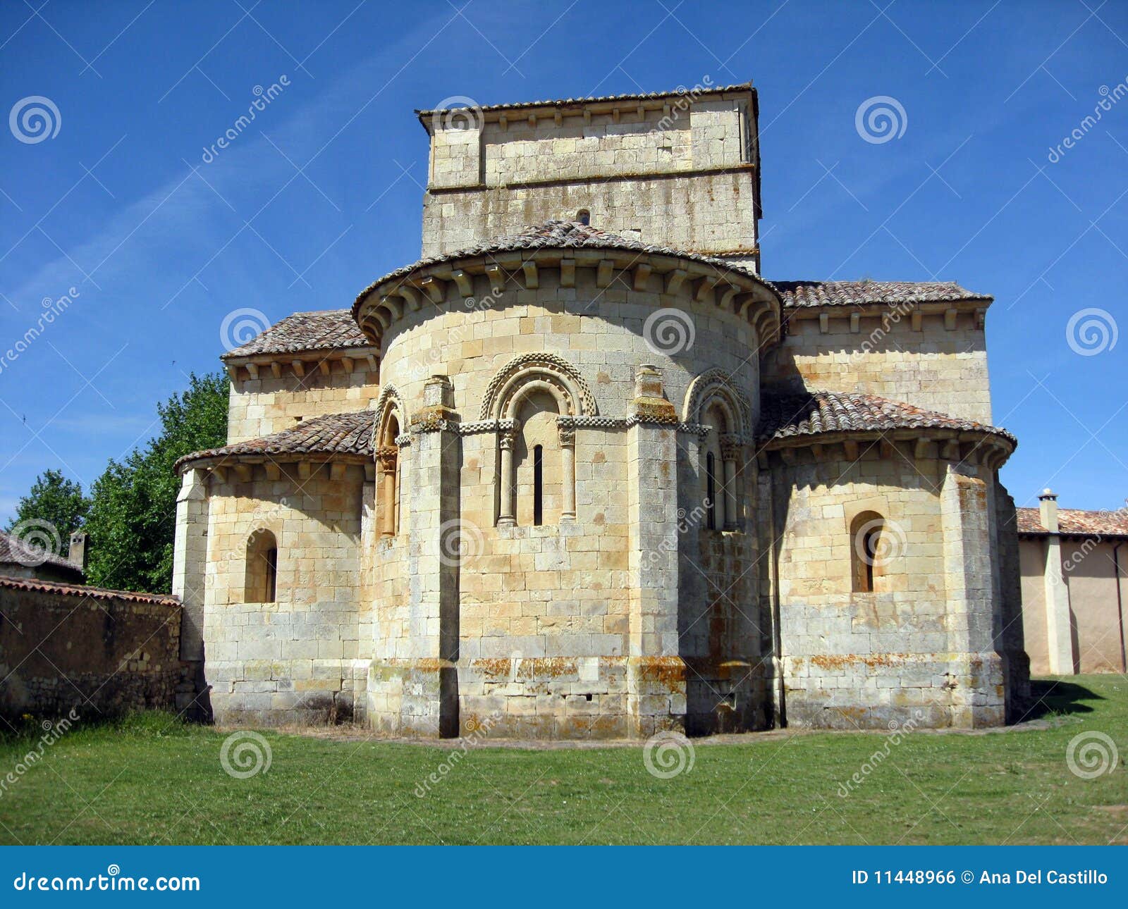 Romanesque Chapel, Castile-Leon,Spain Stock Photo - Image of chapel ...