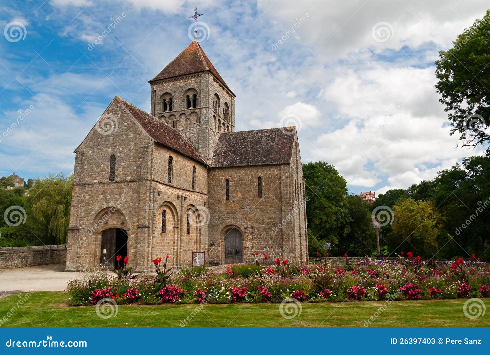 Romanesque Church in Domfron Stock Image - Image of temple, exterior ...