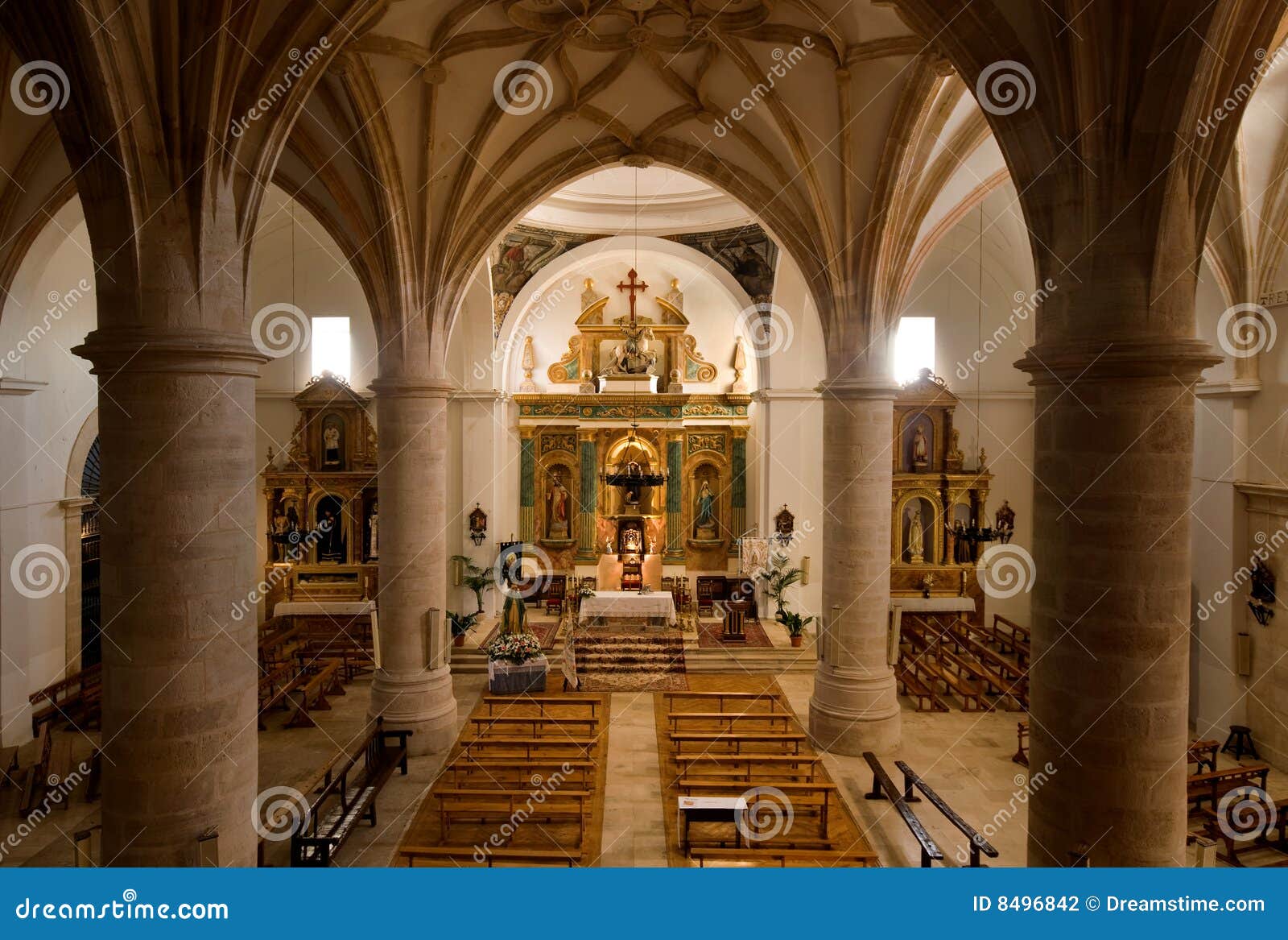 Romanesque Church in Europe Stock Photo - Image of faith, column: 8496842