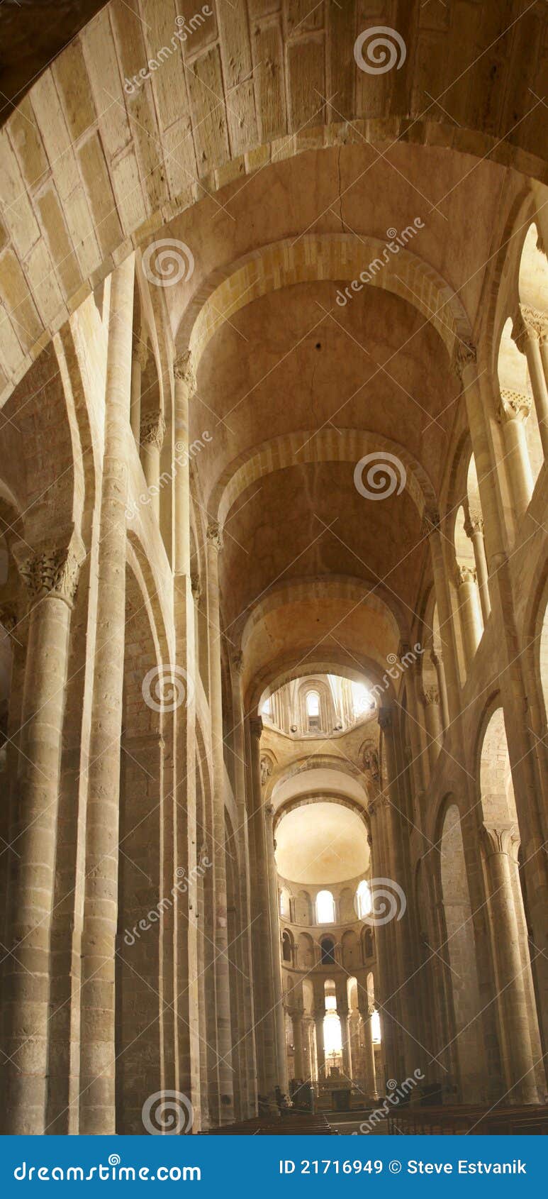 Romanesque interior stock image. Image of punishment - 21716949