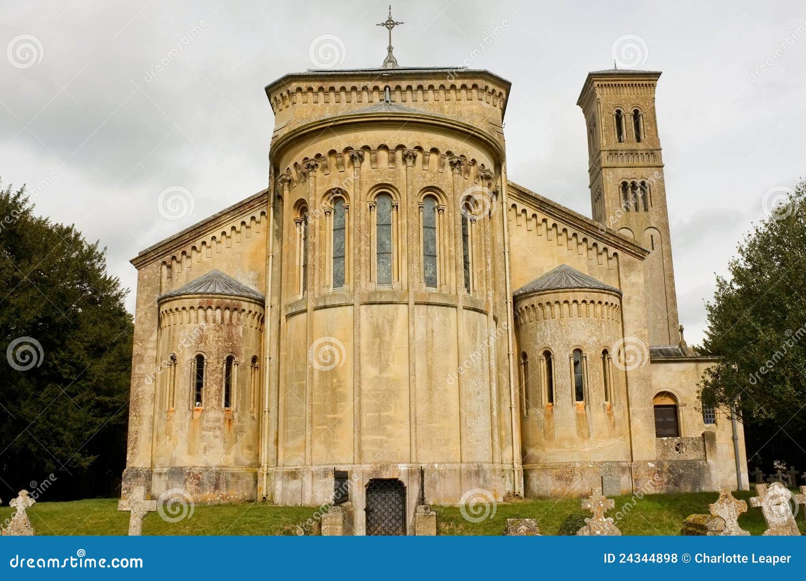 Romanesque-Kirche, Wiltshire, England Stockfoto - Bild von jobsteps ...