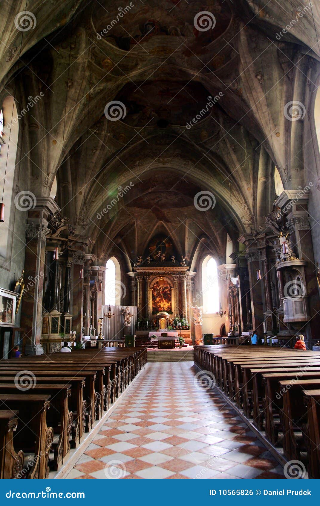 Romanesque Monastery Brixen Stock Photo - Image of brixen, paint: 10565826