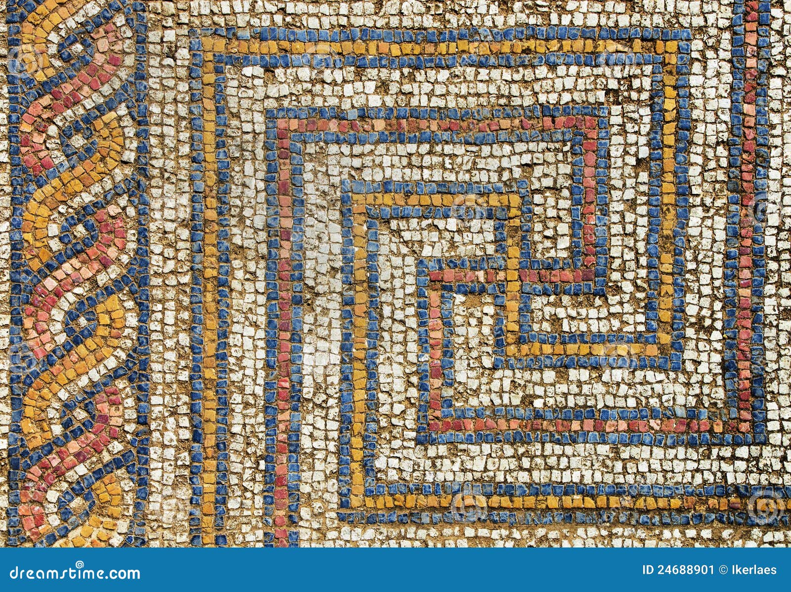 Romanesque mosaic stock image. Image of form, textured - 24688901