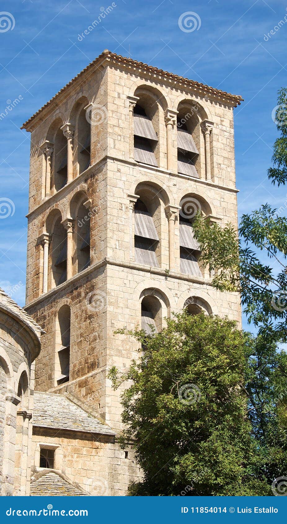 Romanesque Tower Of Basilica San Sernin,Toulouse,France Stock Image ...