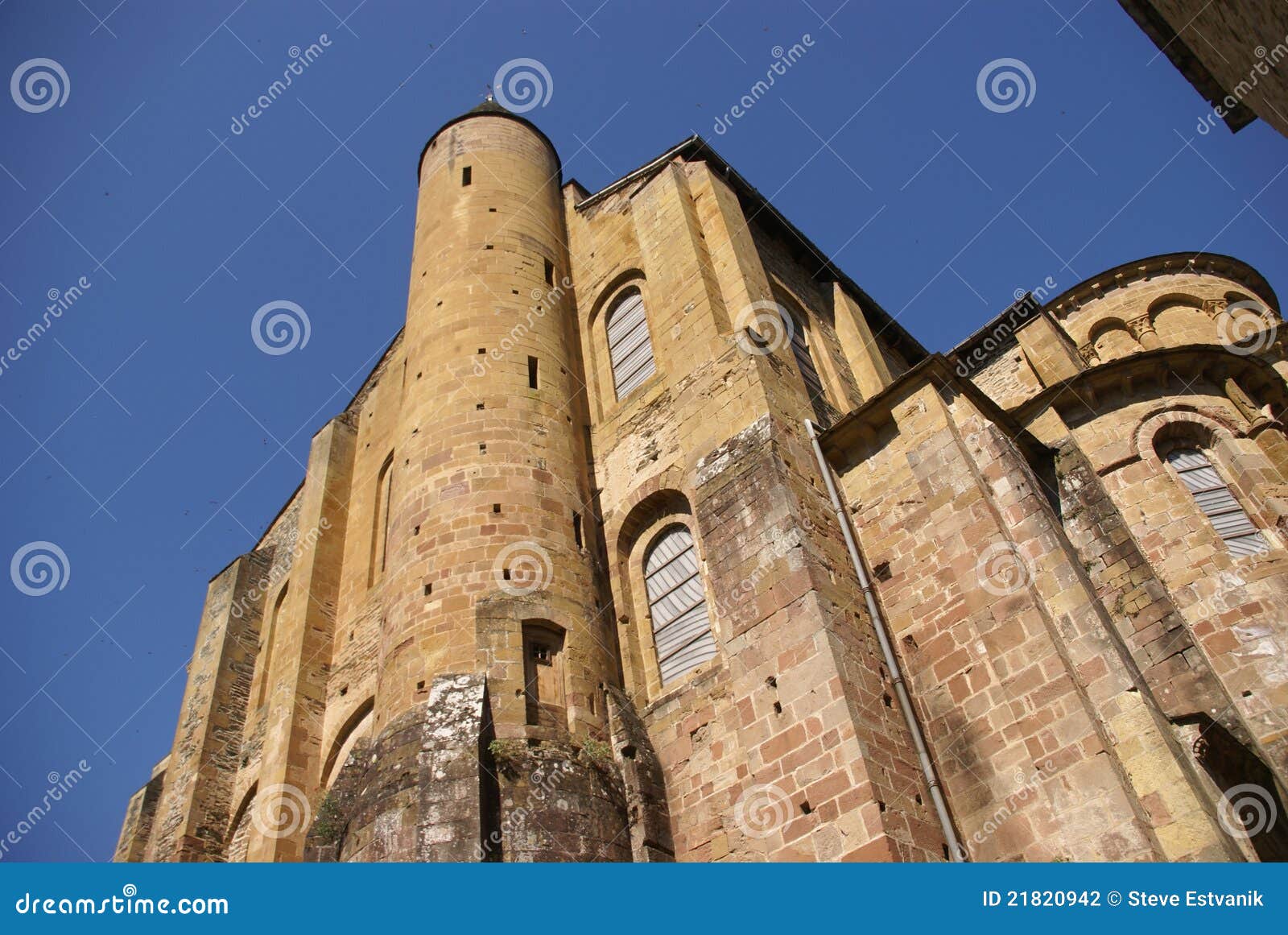 Romanesque Tower Of Basilica San Sernin,Toulouse,France Stock Image ...