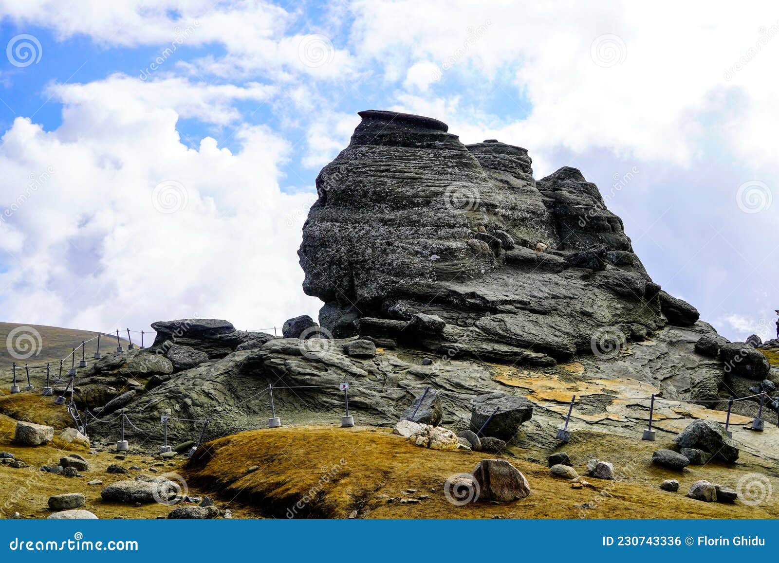 Romania, Bucegi Mountains, the Sphinx Stock Photo - Image of landscape ...