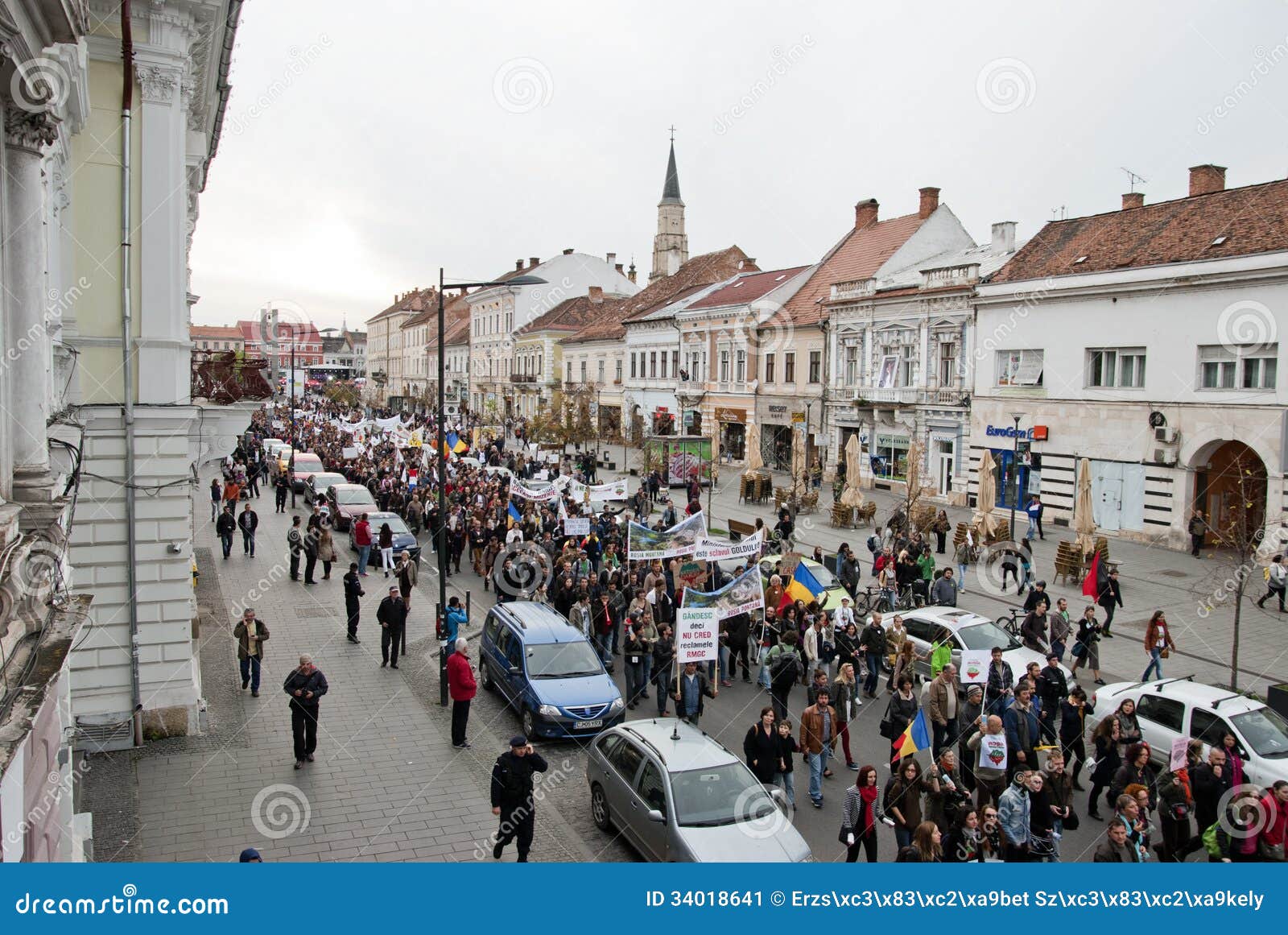 Romania in Continuous Protest Editorial Photo - Image of force, group ...