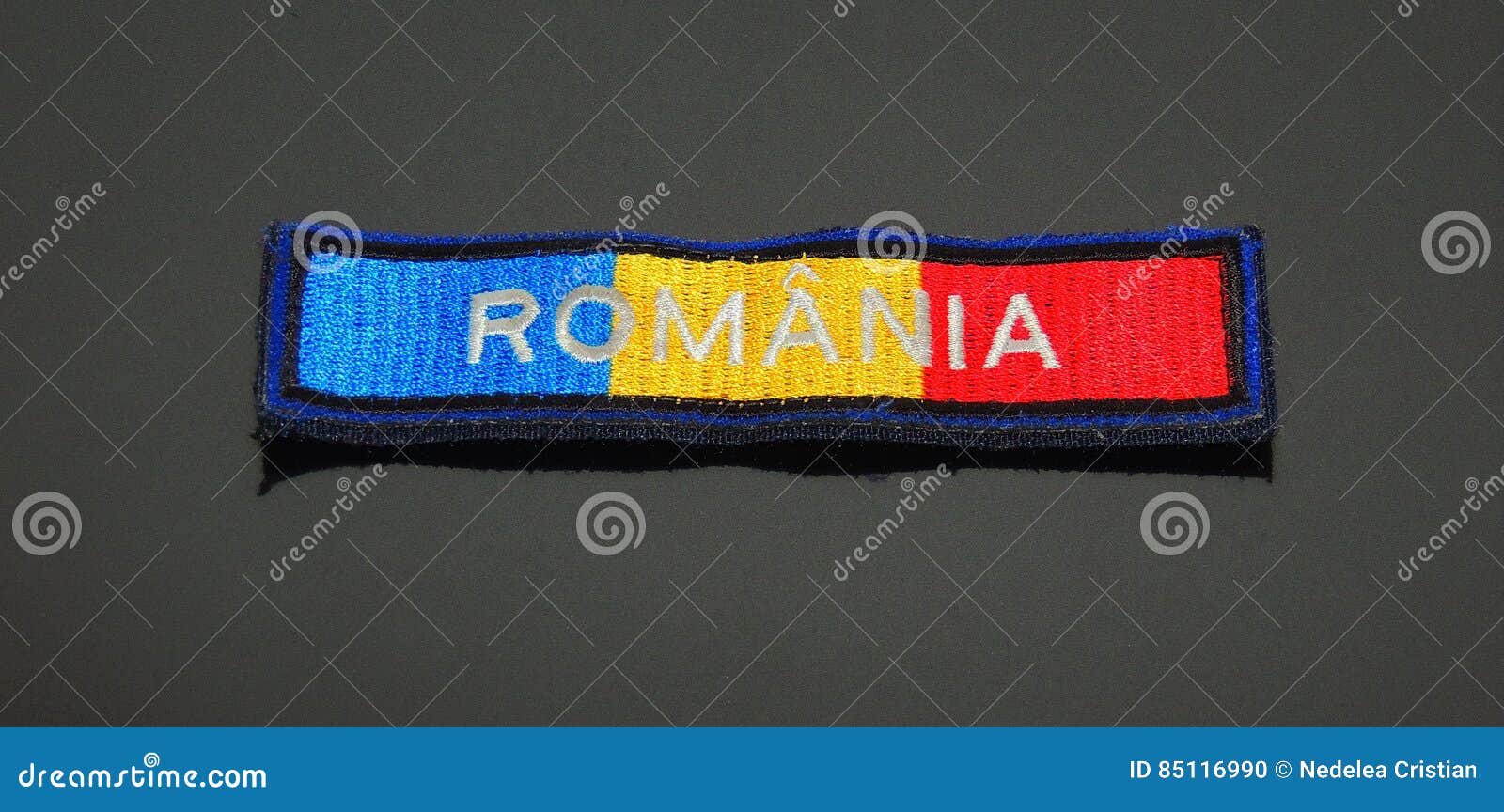 Romania emblem stock photo. Image of patriotism, emblem - 85116990