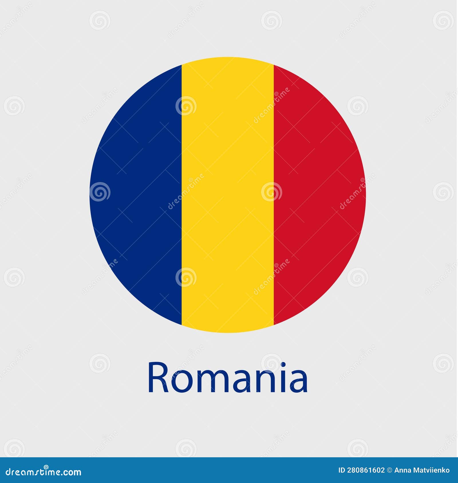 Romania Flag Vector Icons Set of Illustrations Stock Vector ...
