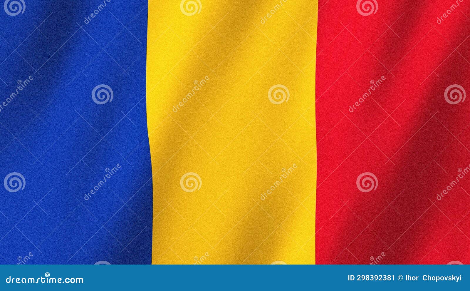 Romania Flag Waving in the Wind. Flag of Romania Images Stock Image ...