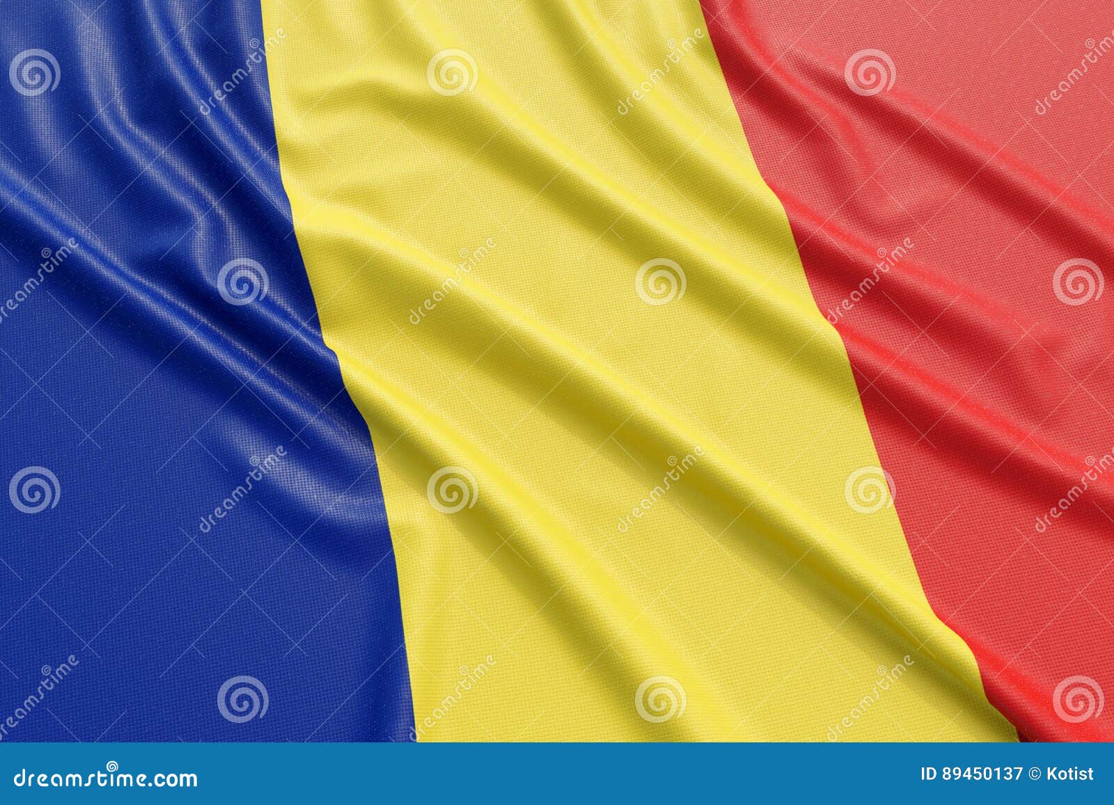 Romania flag stock illustration. Illustration of banner - 89450137