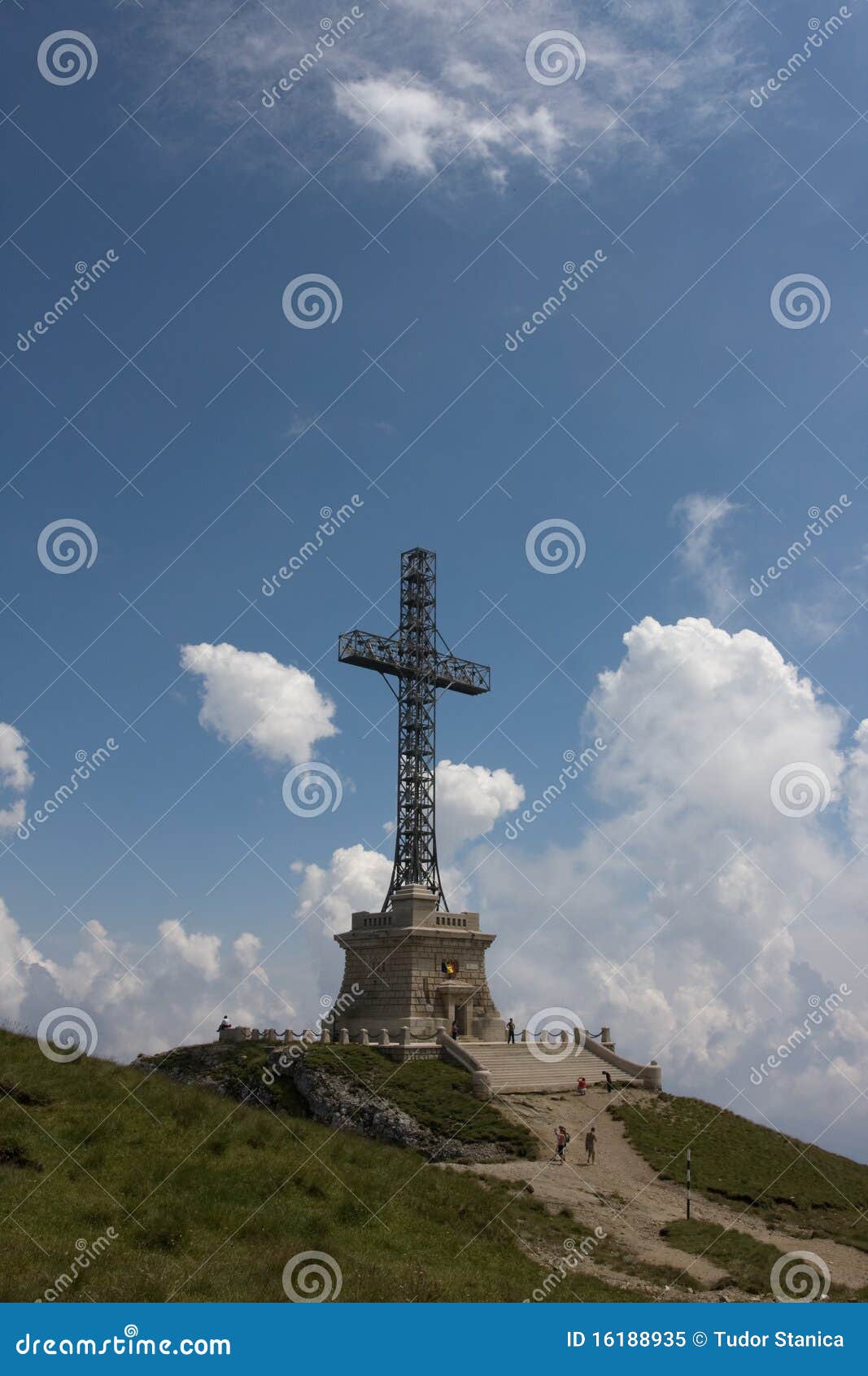Romania Heroes Cross Monument Stock Image - Image of romania, summer ...