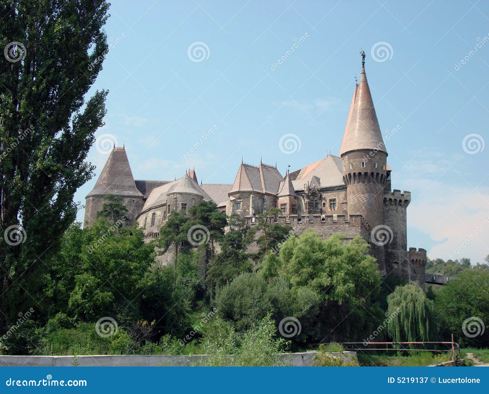 Romania. Hunedoara stock image. Image of castle, citadel - 5219137