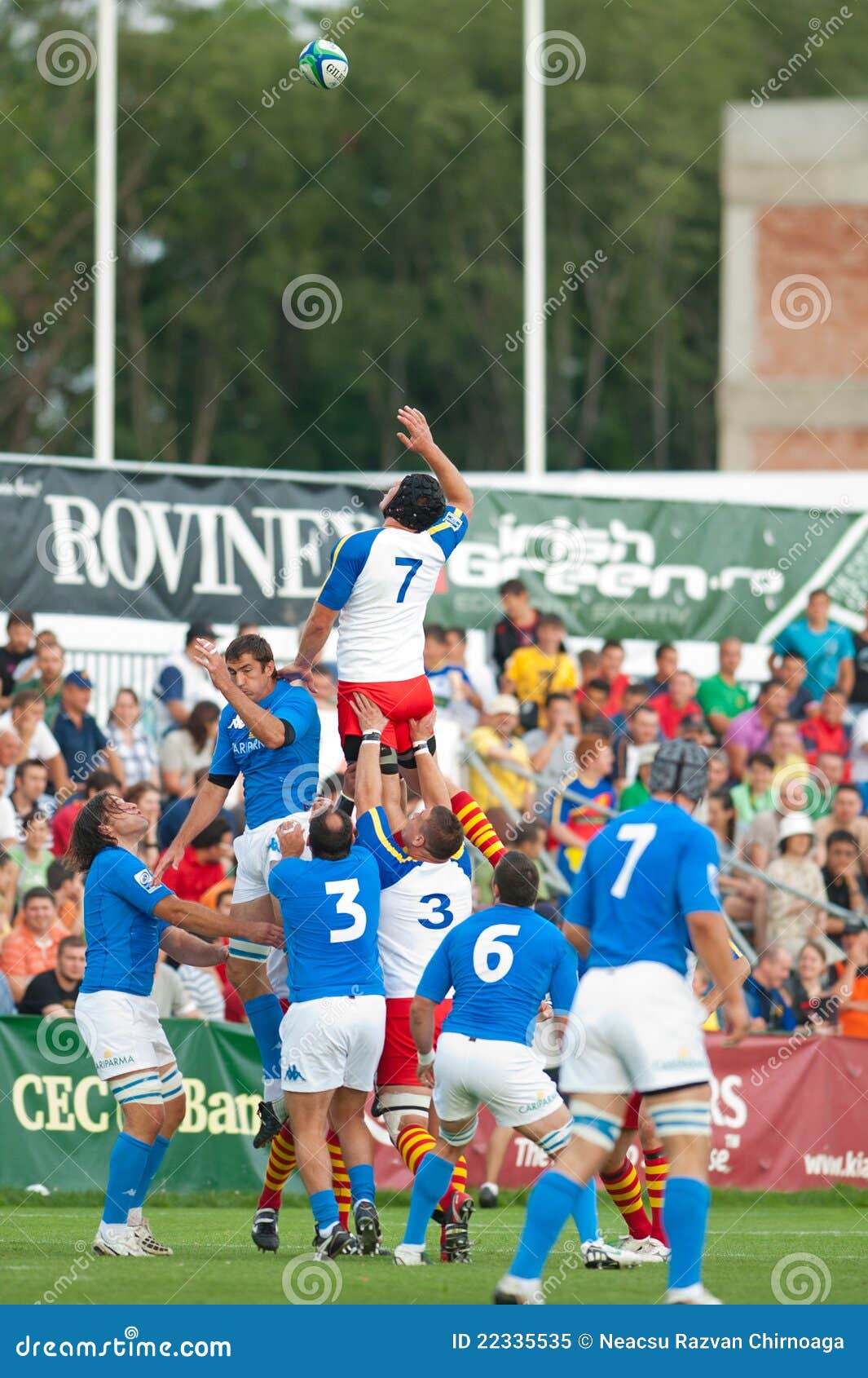 Romania and Italy Battle during IRB Nations Cup Editorial Image - Image ...