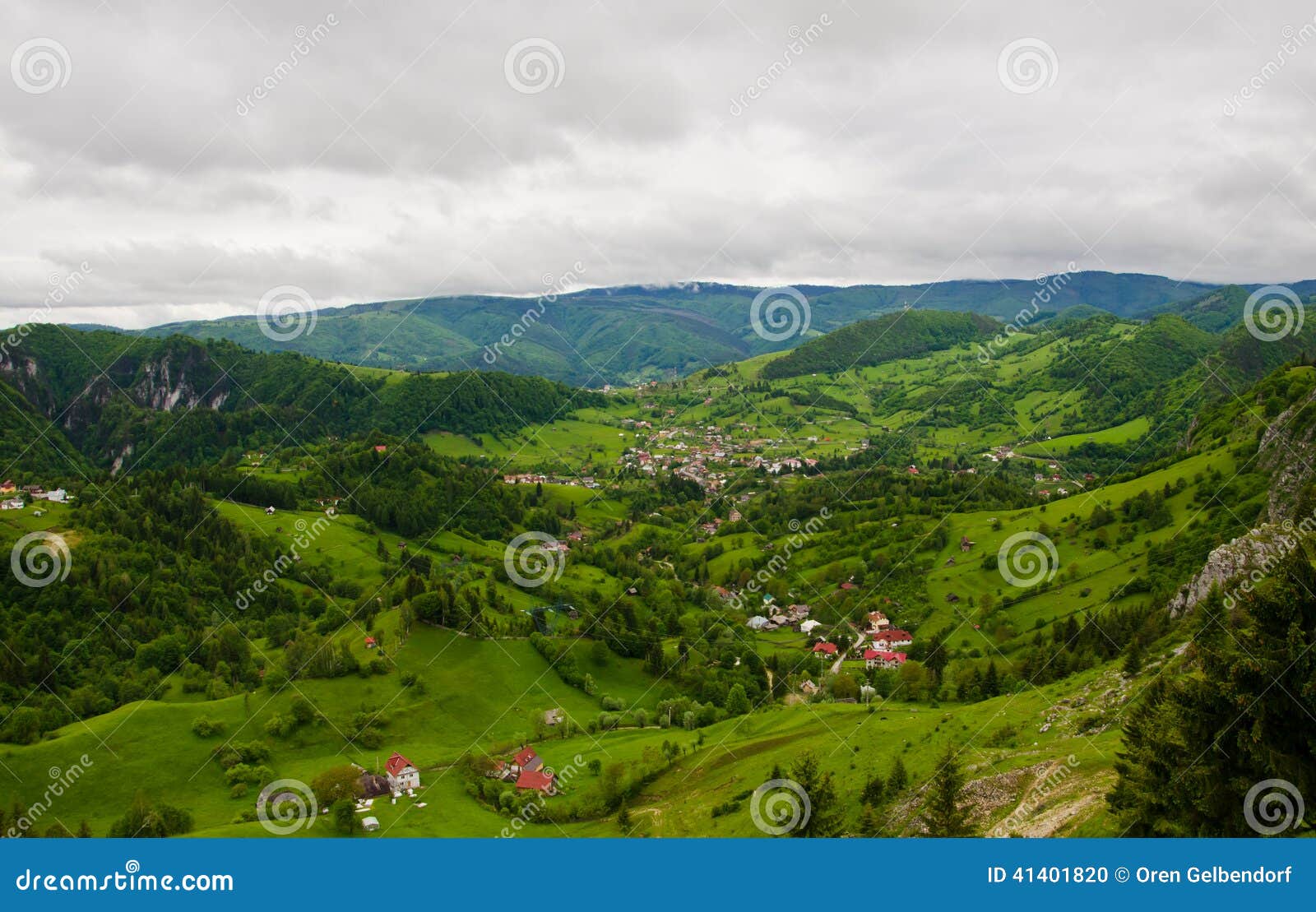 Romania landscape stock photo. Image of barn, forest - 41401820