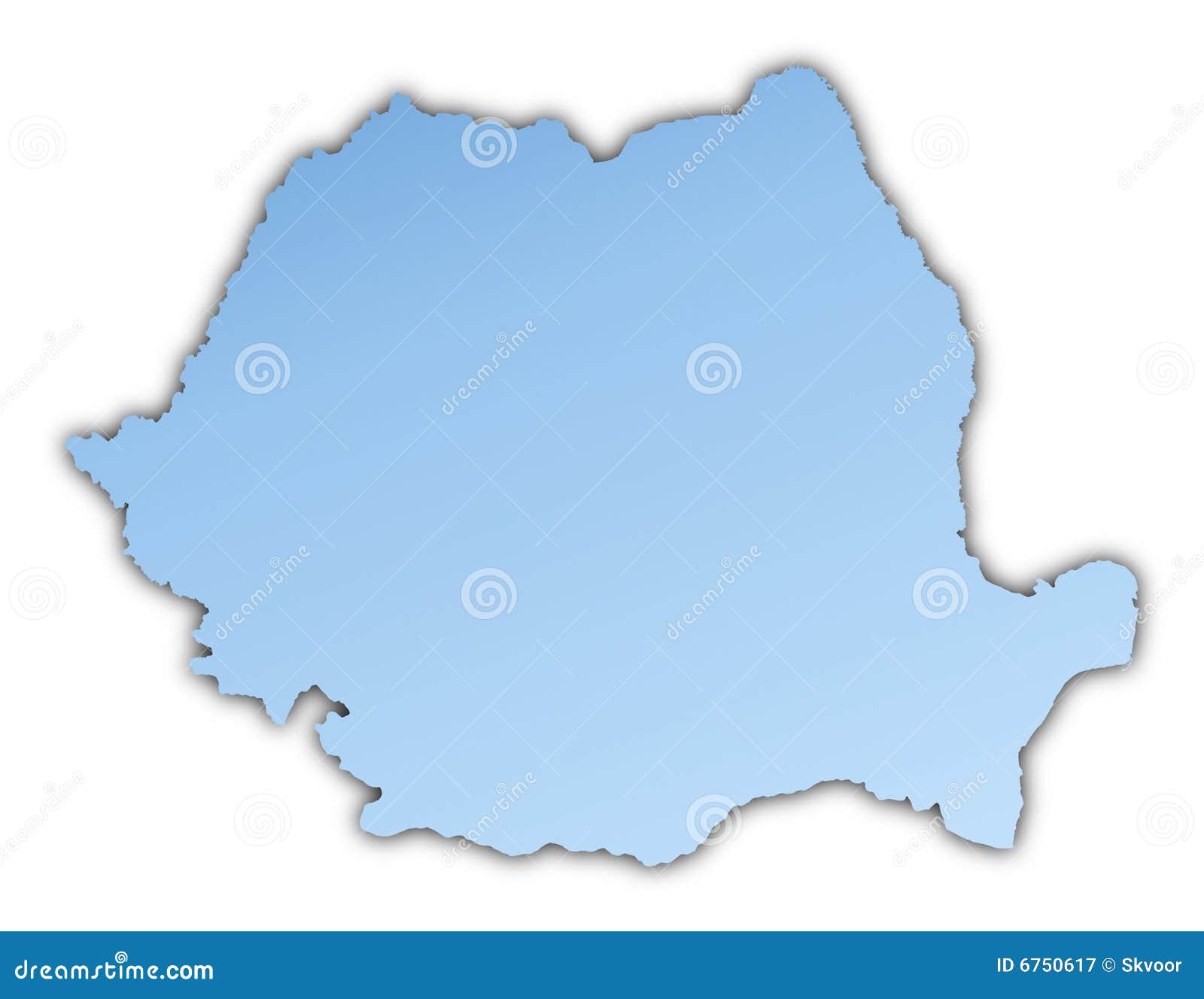 Romania map stock illustration. Illustration of nation - 6750617