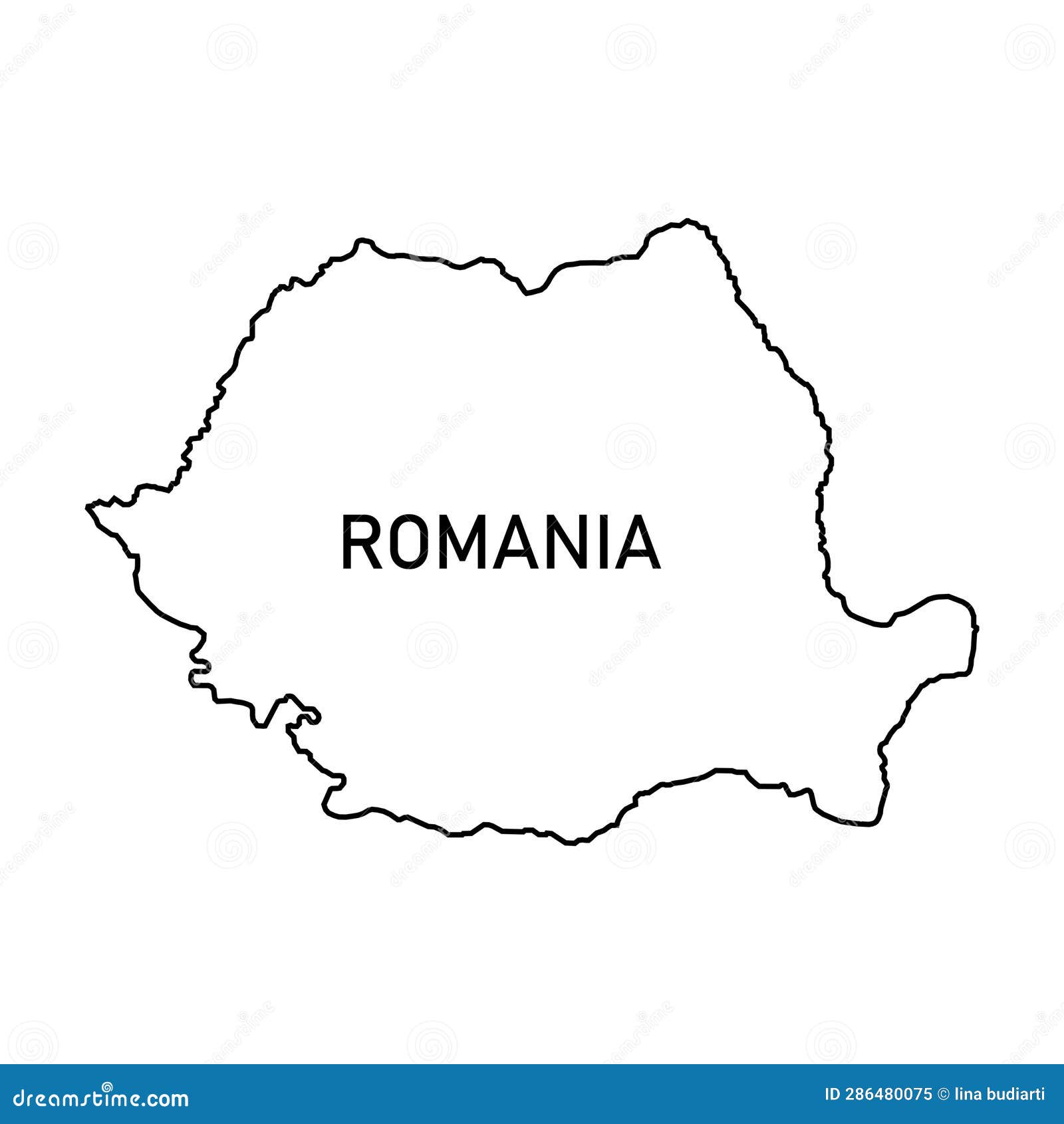 Romania map icon stock illustration. Illustration of infographic ...