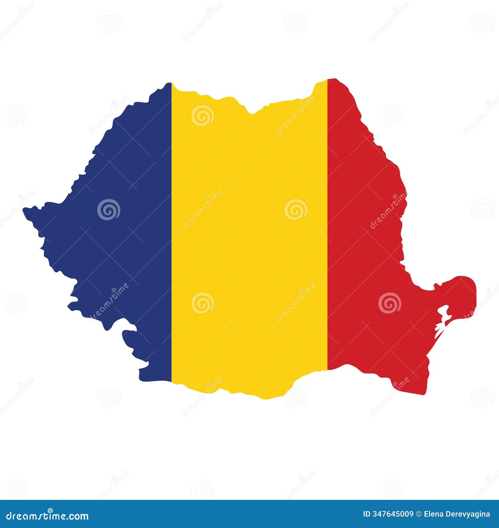 Romania - Outline Map Cartoon Vector | CartoonDealer.com #125188061