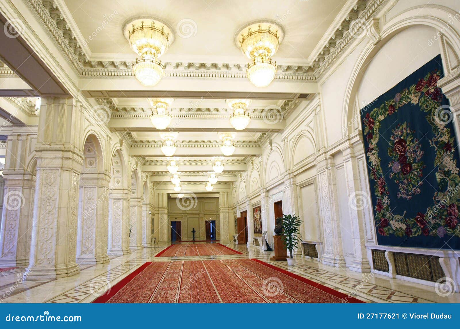 Romania Parliament Palace Interior Editorial Photo - Image of interior ...