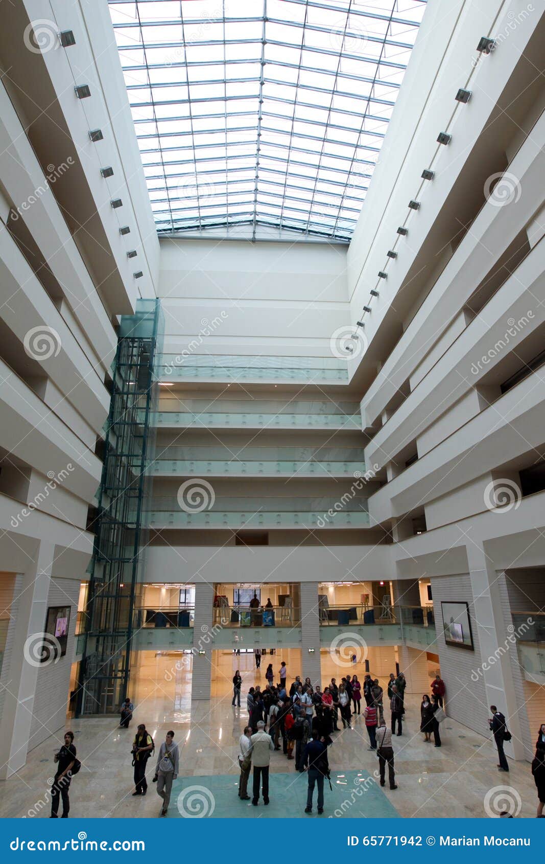 Romania s National Library editorial photography. Image of floors ...