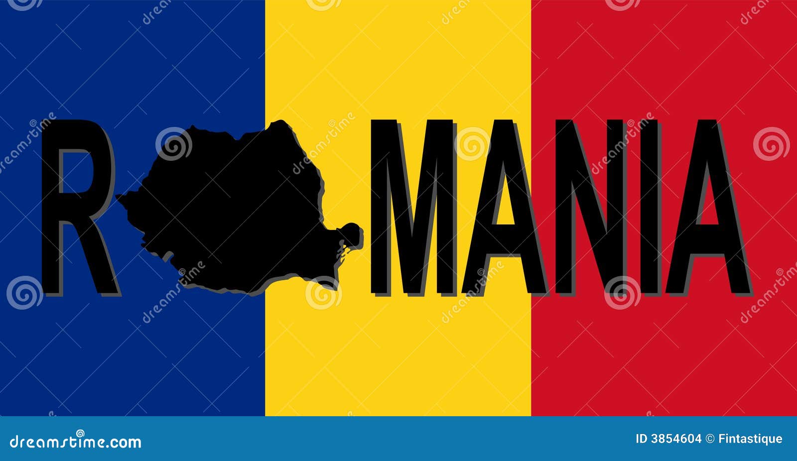 Romania text with map stock vector. Illustration of romanian - 3854604
