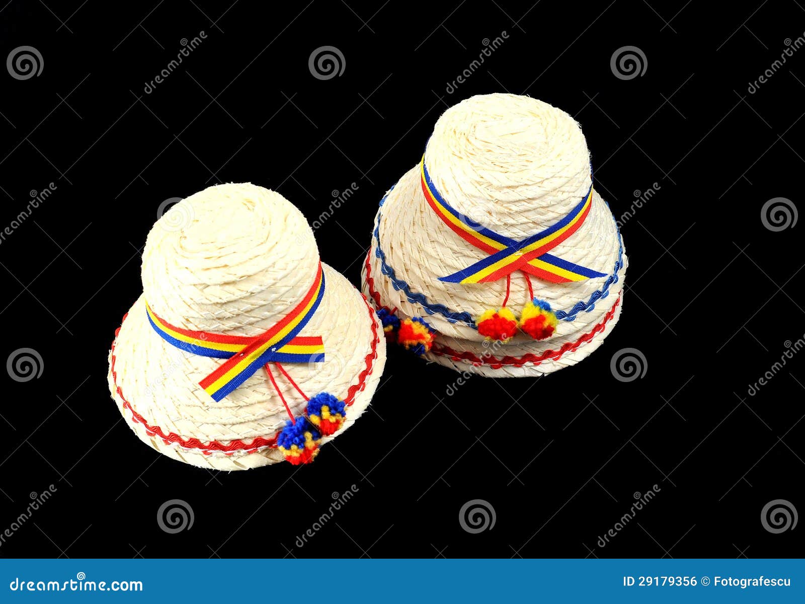 Romania traditional hats stock photo. Image of texture - 29179356