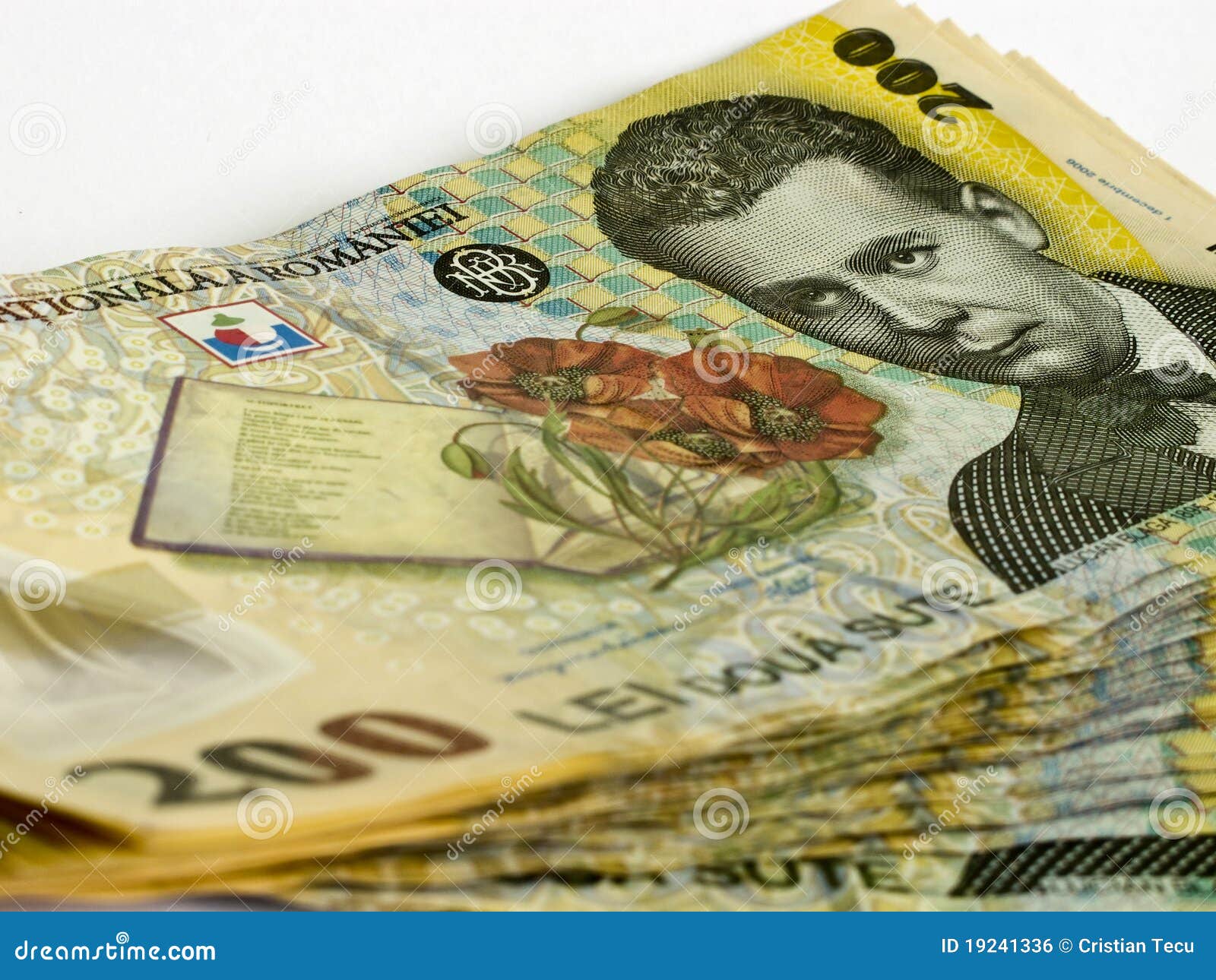 Romanian 200 lei stock photo. Image of banking, blaga - 19241336