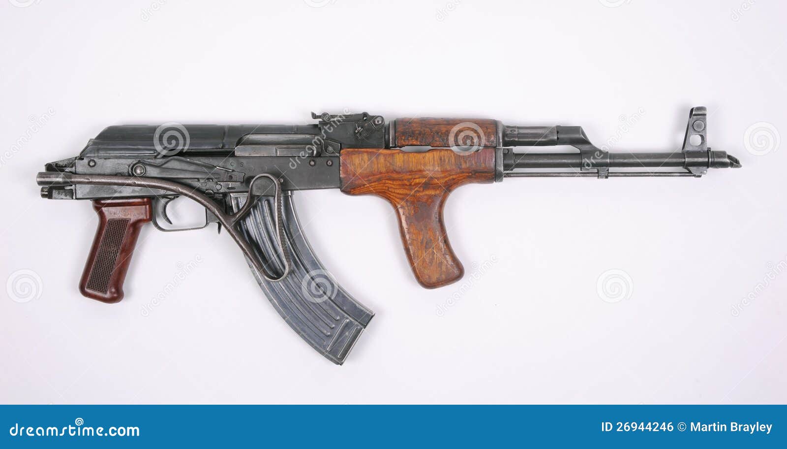 Romanian Assault Rifle (AK47) Stock Photo - Image of warfare, magazine ...
