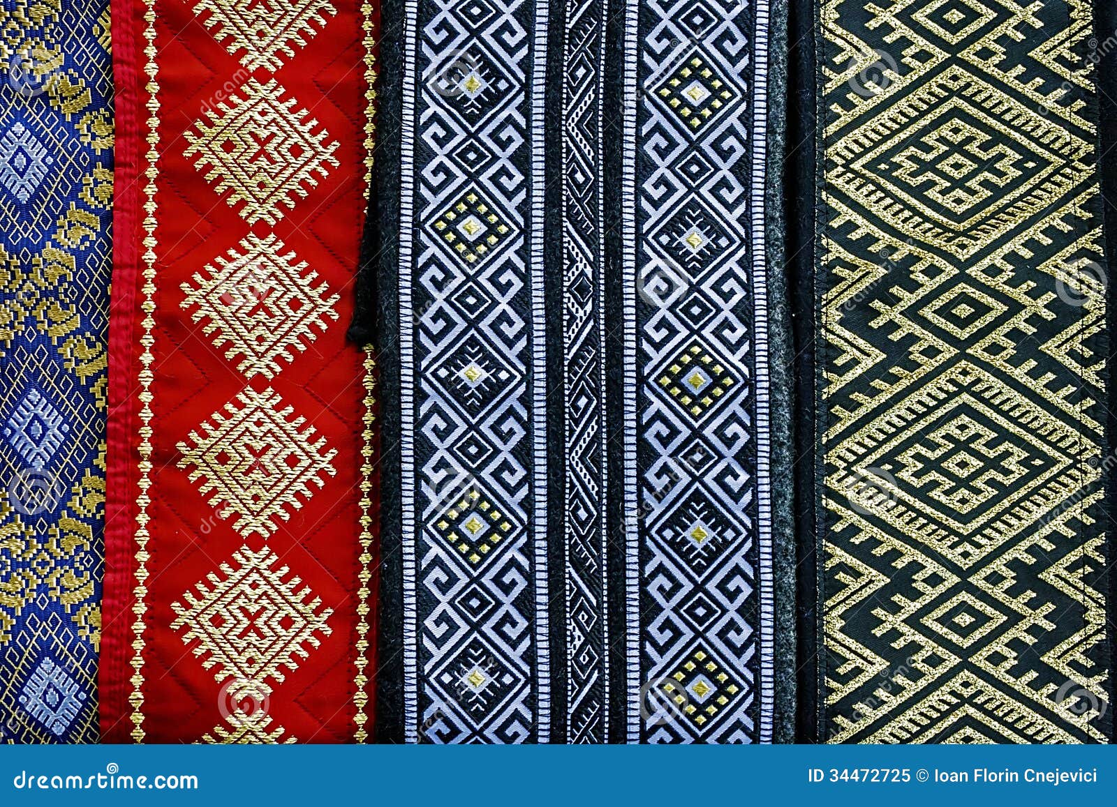 Romanian Belts, Wide and Embroidered-1 Stock Image - Image of fashion ...