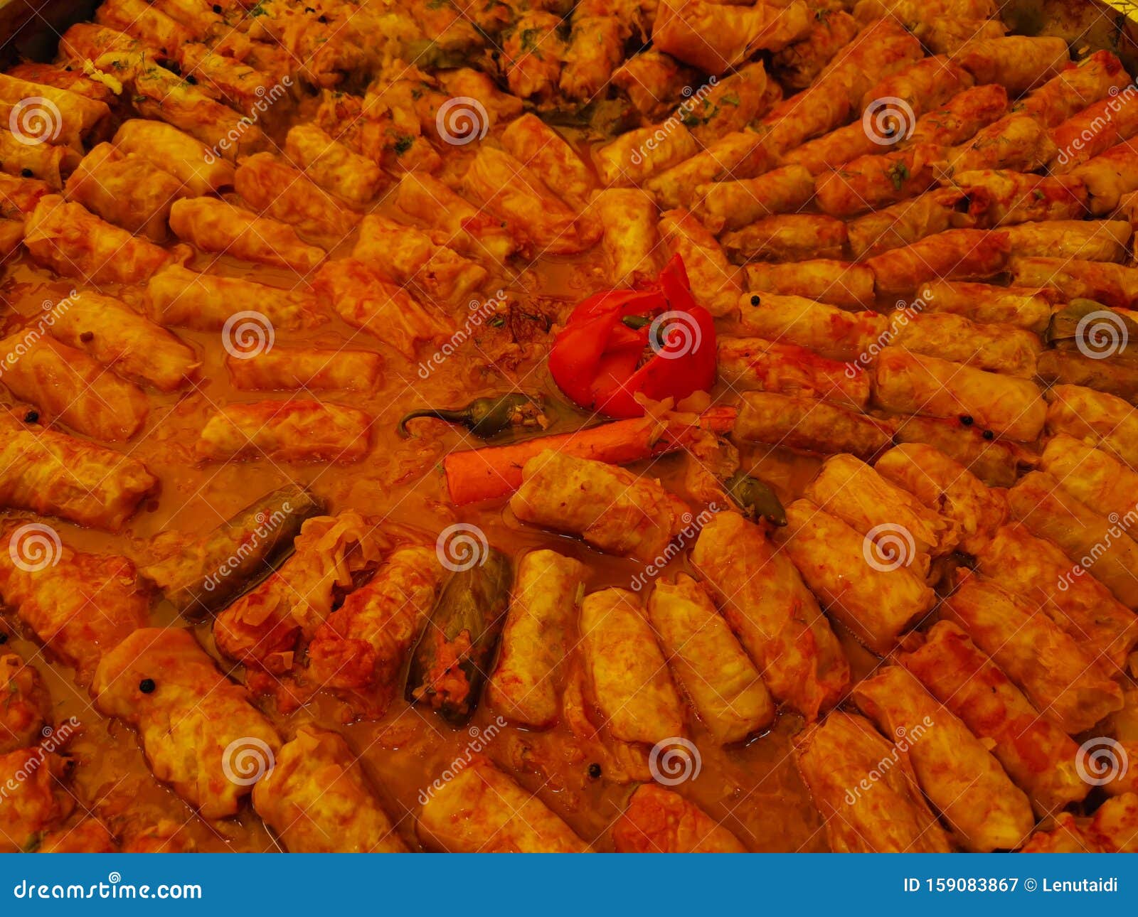 Romanian Cabbage Rolls - Sarmale Stock Image - Image of traditional ...
