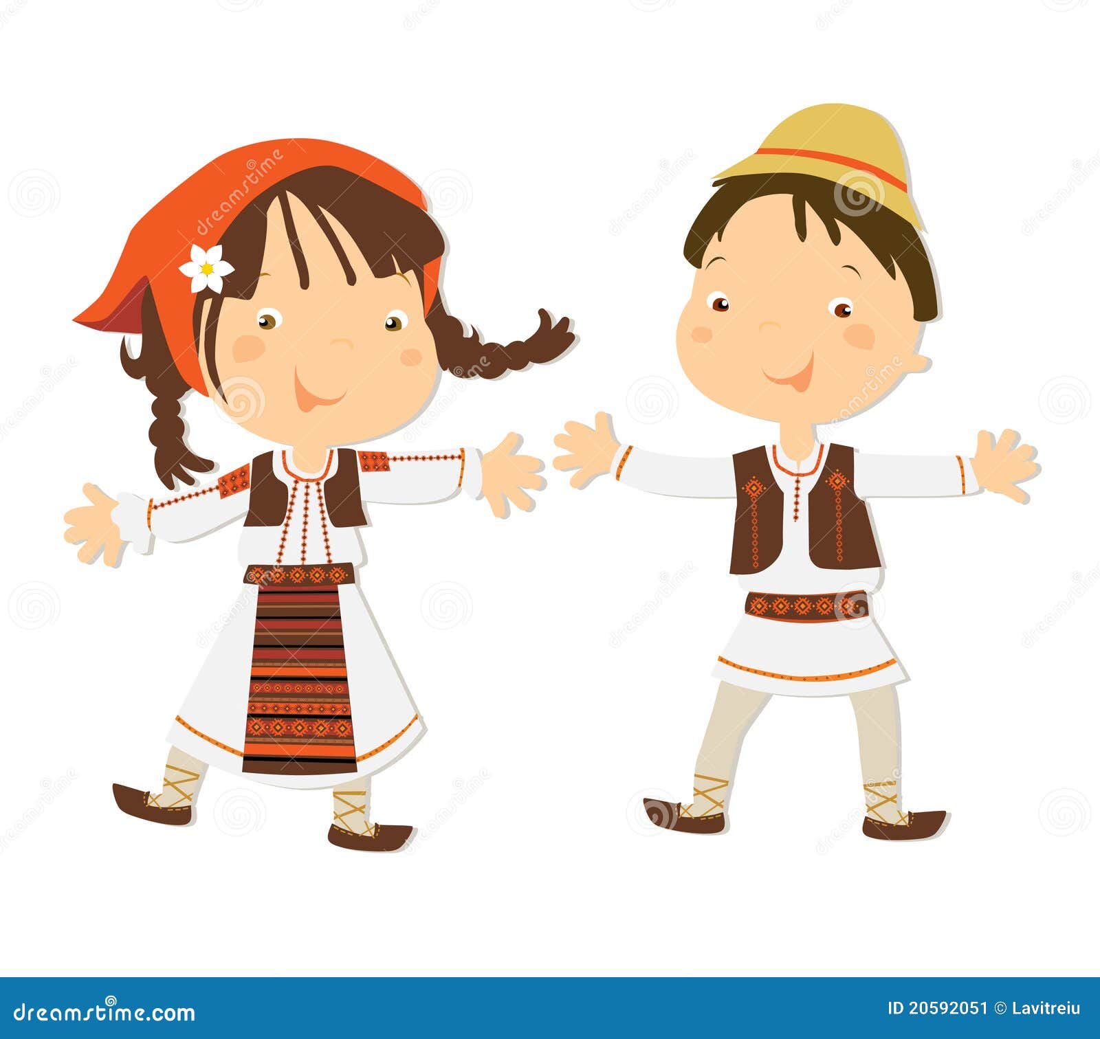 Traditional Romanian Folk Art Knitted Embroidery Pattern. Vector ...