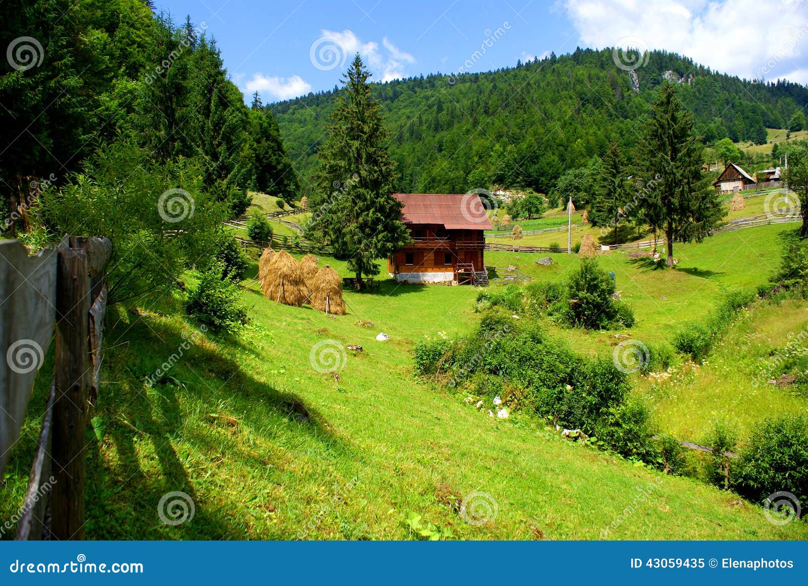 Romanian country landscape stock image. Image of destination - 43059435