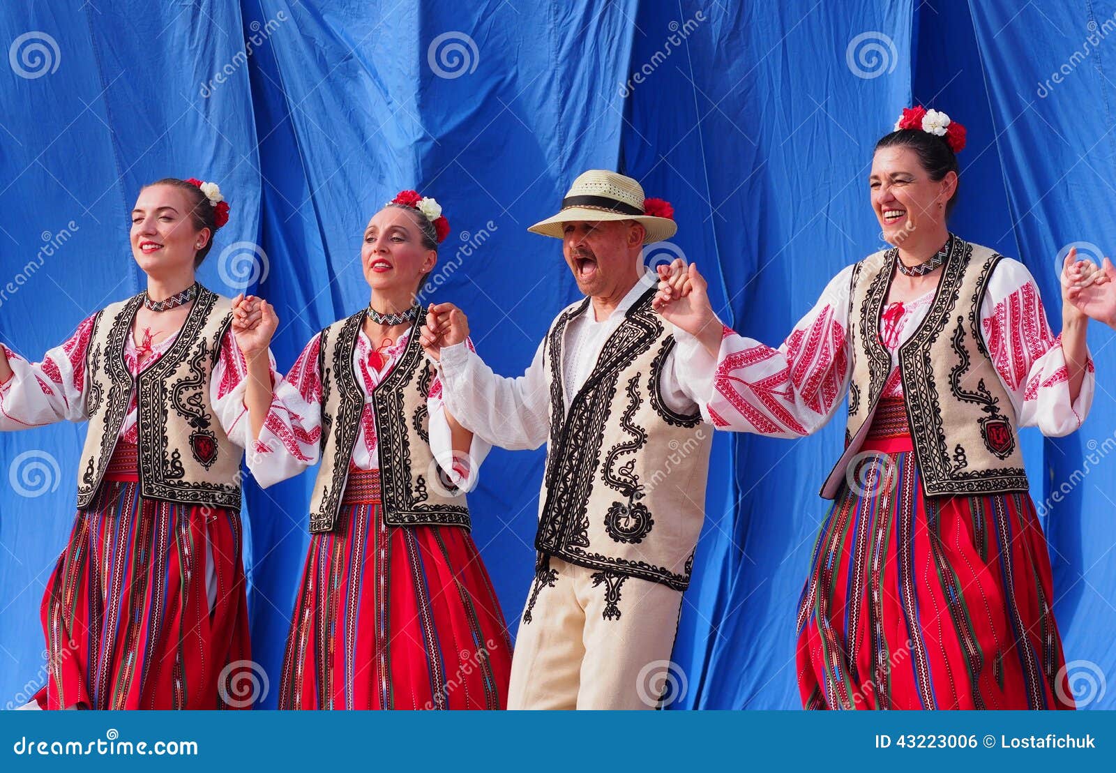 Romanian Dancers editorial photo. Image of entertaining - 43223006
