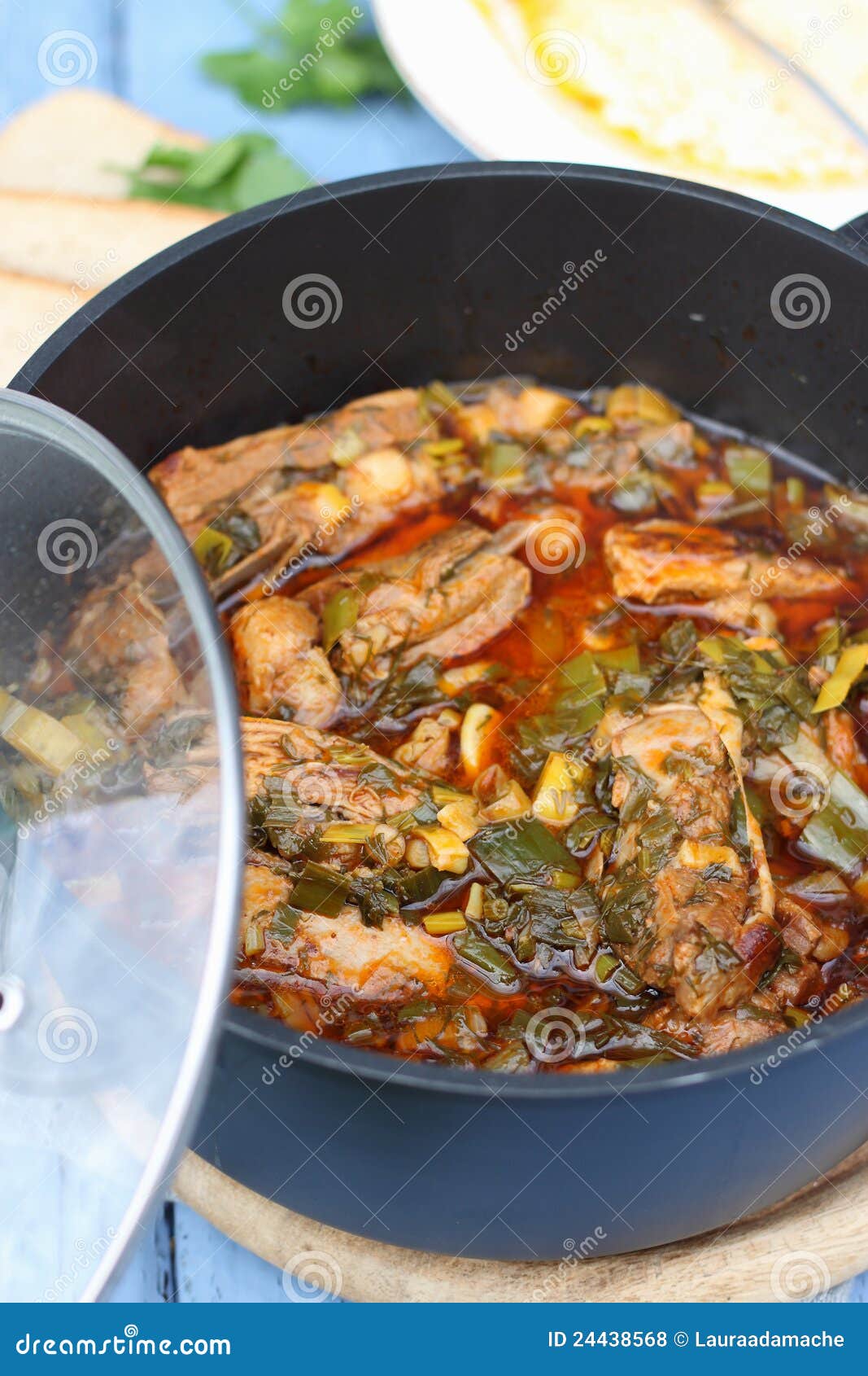 Romanian Easter Lamb Stew stock photo. Image of onion - 24438568