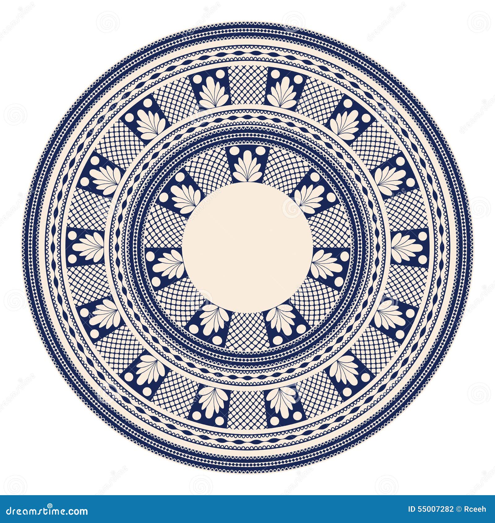 Romanian embroidery design stock vector. Illustration of european ...