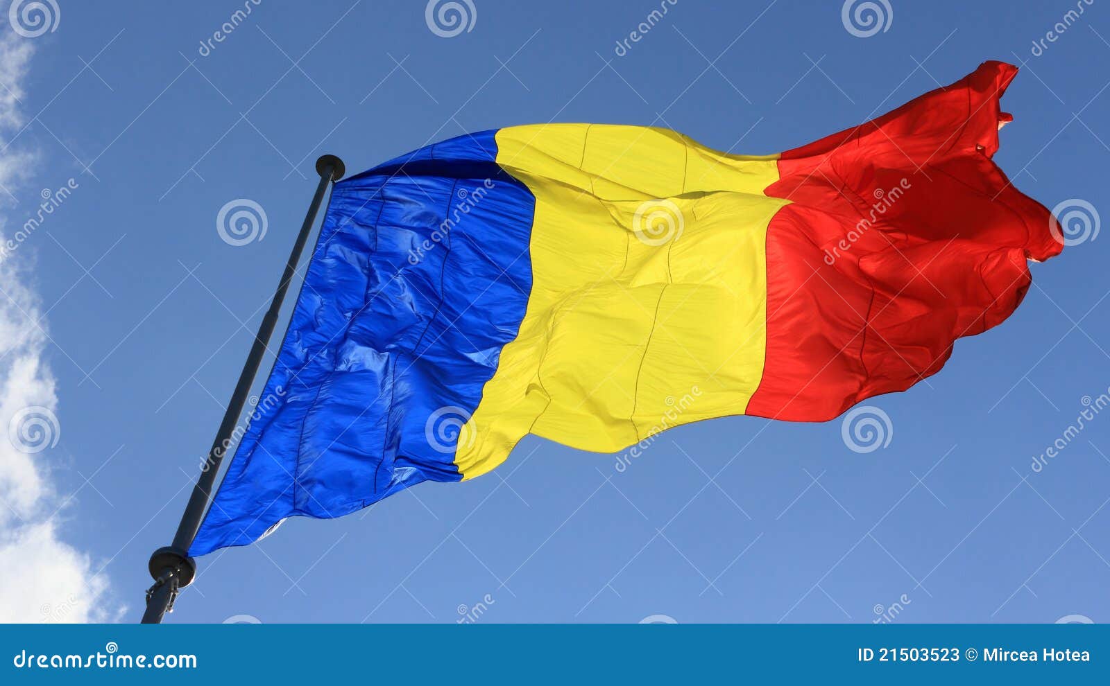 Romanian flag stock image. Image of country, patriotism - 21503523
