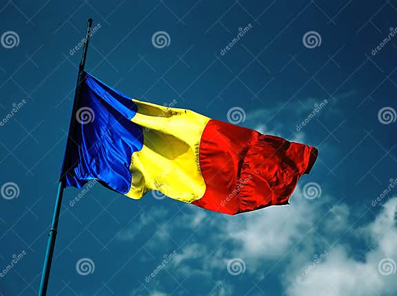 Romanian flag stock photo. Image of president, patriotism - 34384