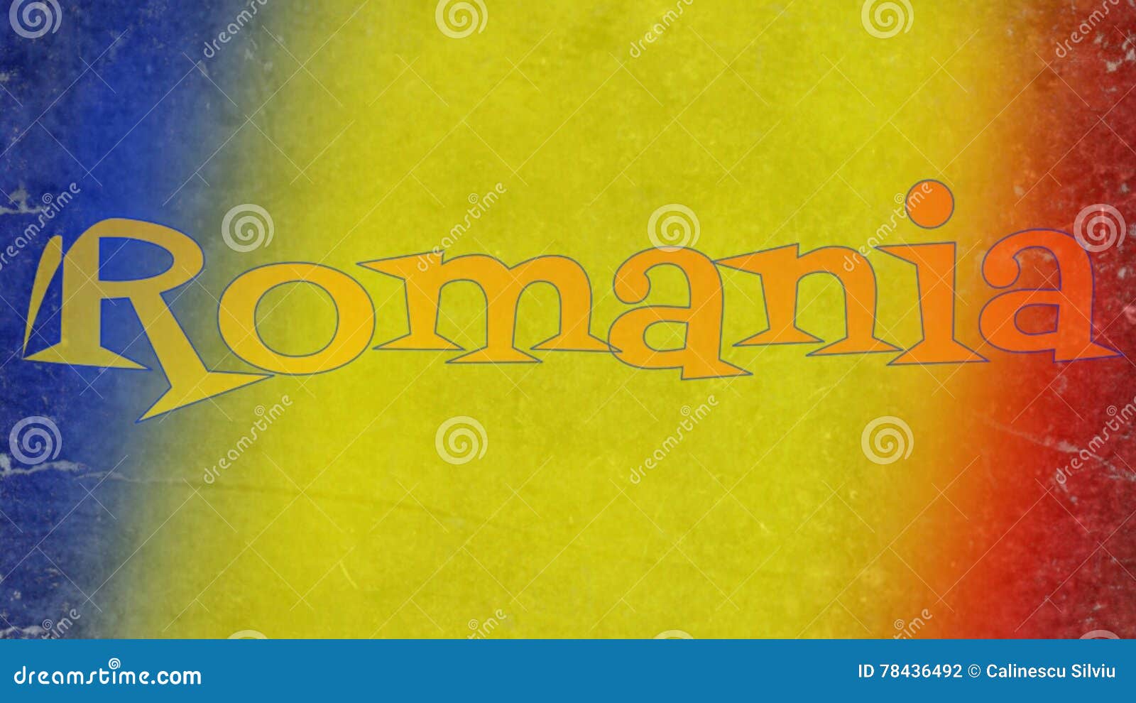 Romanian Flag Banner Design Stock Illustration - Illustration of frame ...