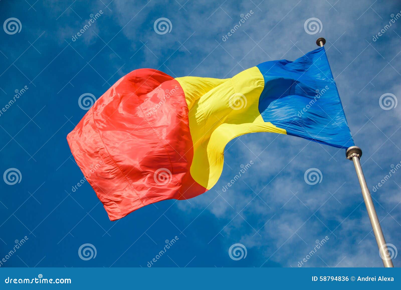 Romanian Flag 2 stock photo. Image of patriotic, anthem - 58794836