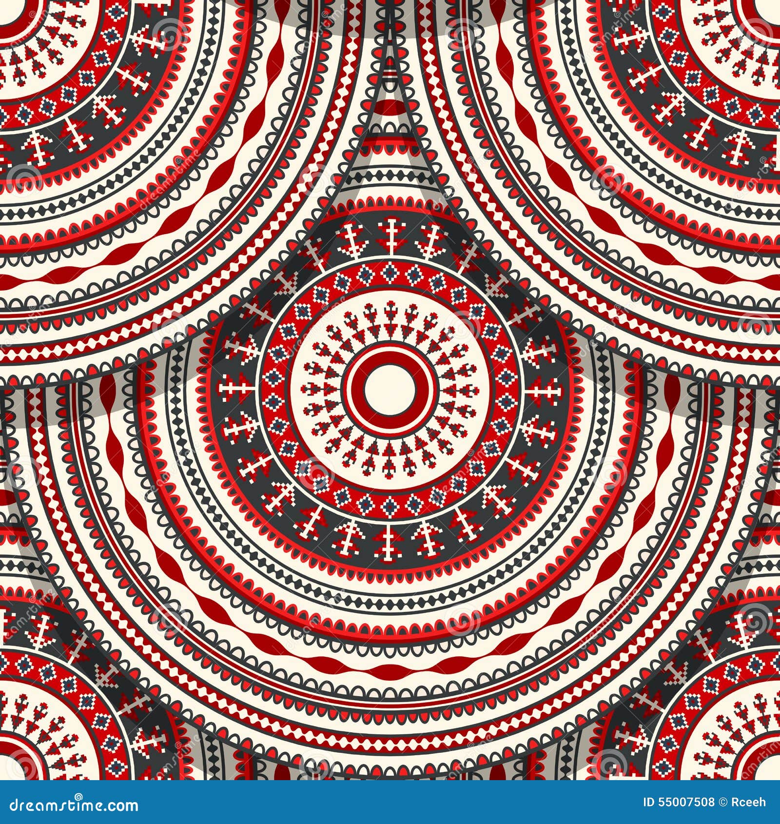 Romanian folk art pattern stock vector. Illustration of european - 55007508