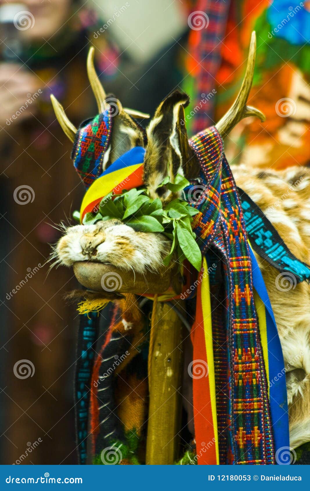 Romanian folkloric goat stock image. Image of colors - 12180053