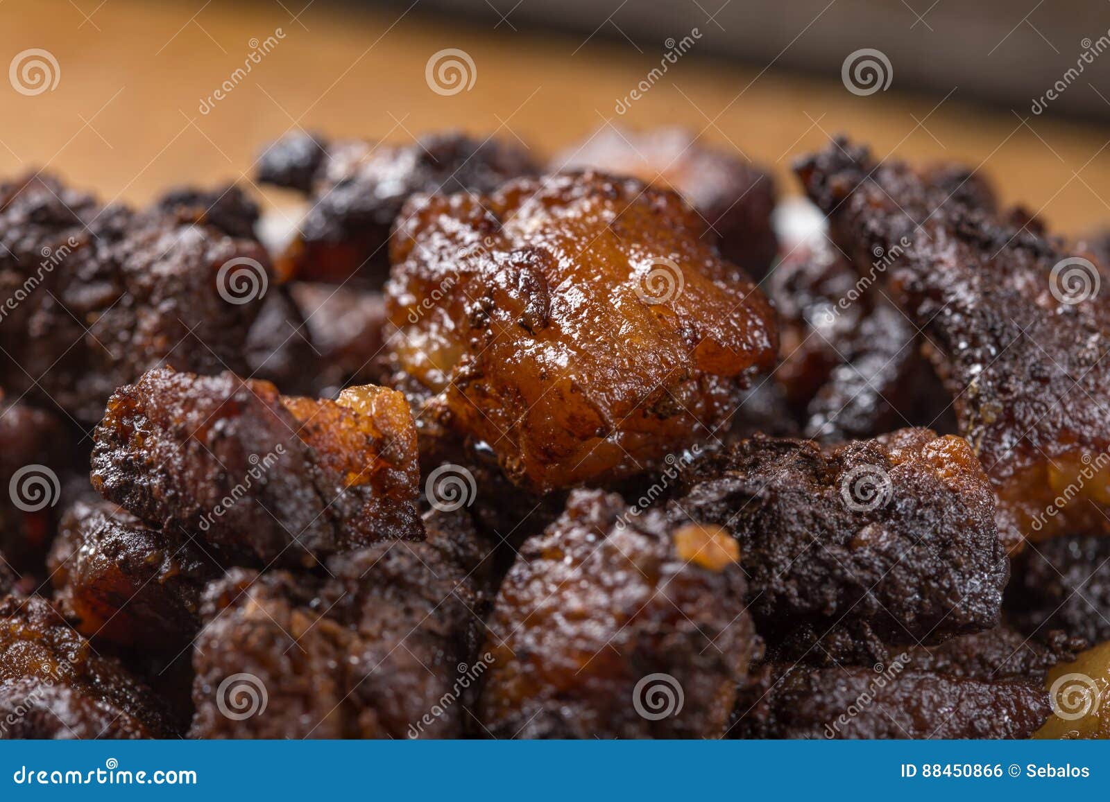 Romanian Food Called Jumeri or Greaves Stock Photo - Image of salty ...