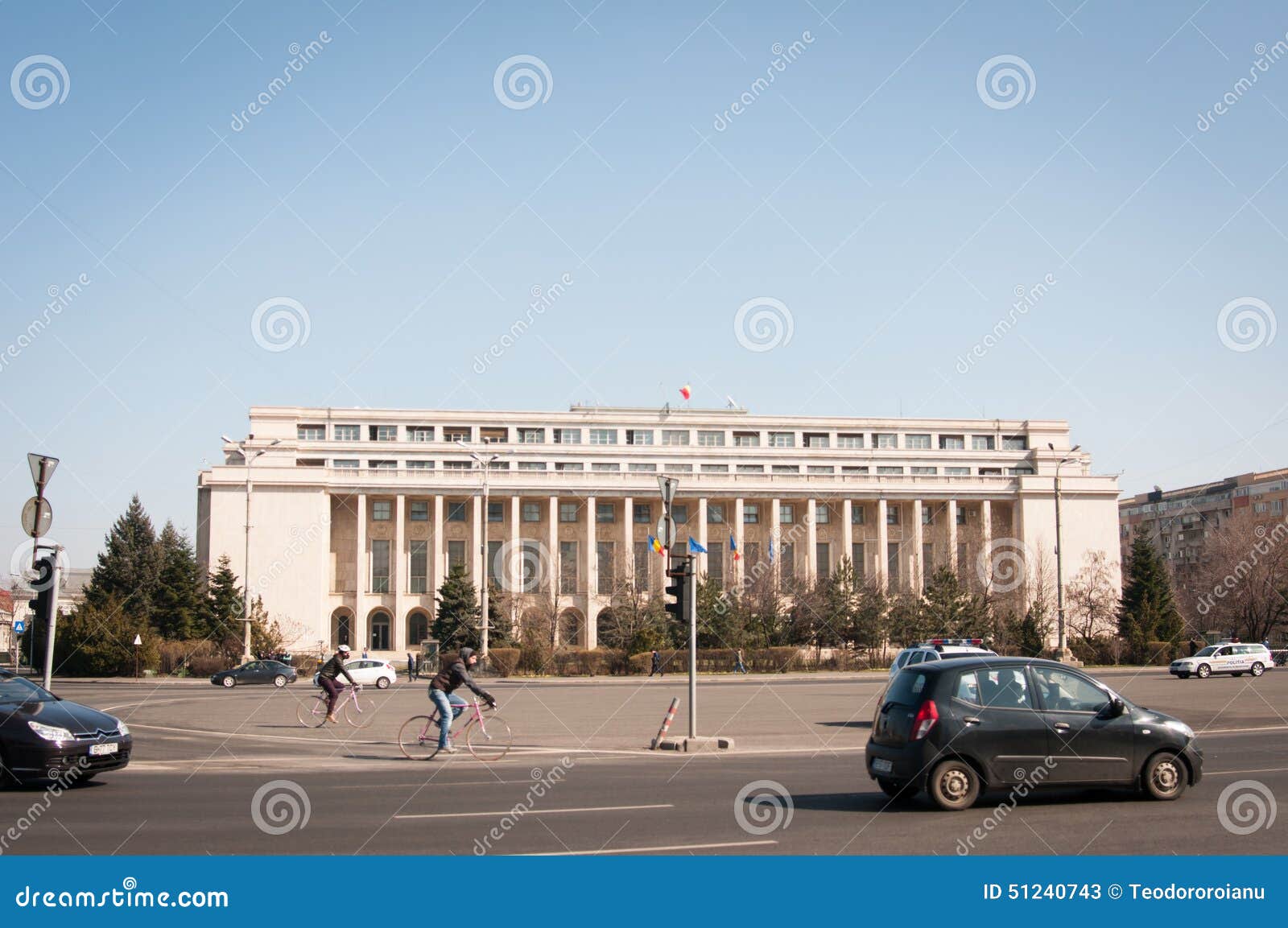 Romanian Government Building Editorial Stock Photo - Image of historic ...