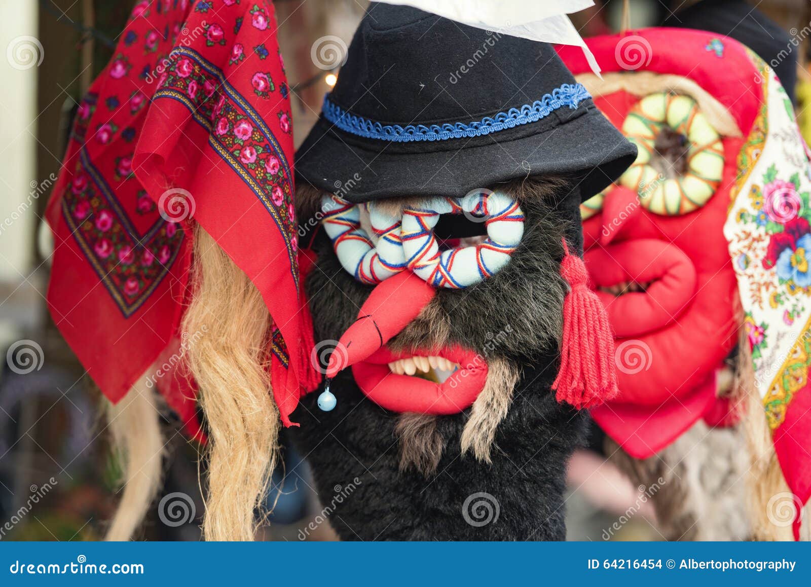 Romanian masks stock photo. Image of romanian, masquerade - 64216454
