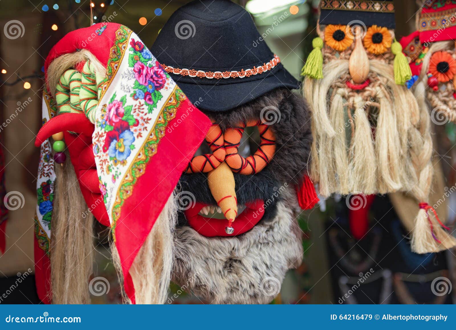 Romanian masks stock image. Image of craft, romania, mask - 64216479