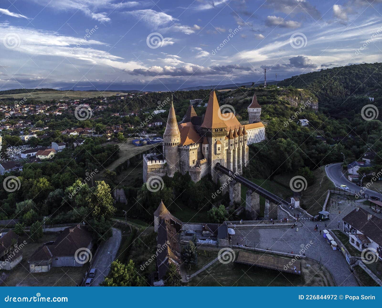Romanian medieval castle stock photo. Image of romanian - 226844972