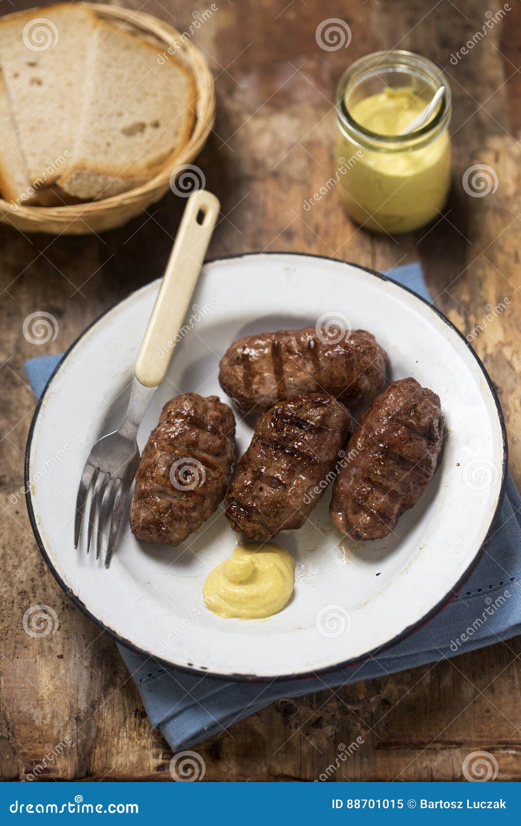 Romanian mici stock image. Image of fresh, bread, delicious - 88701015
