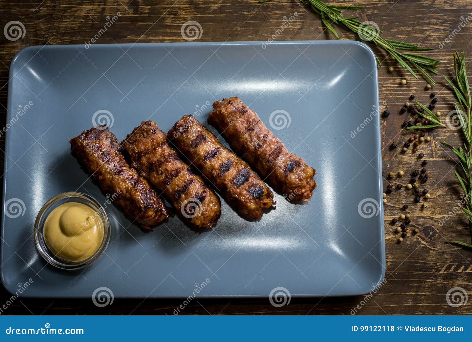 Romanian mici stock photo. Image of meat, grilled, micii - 99122118